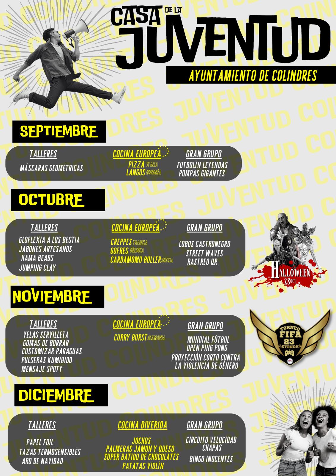 COLINDRES AMPLÍA LAS ACTIVIDADES PARA JÓVENES - Ayuntamiento de Colindres
