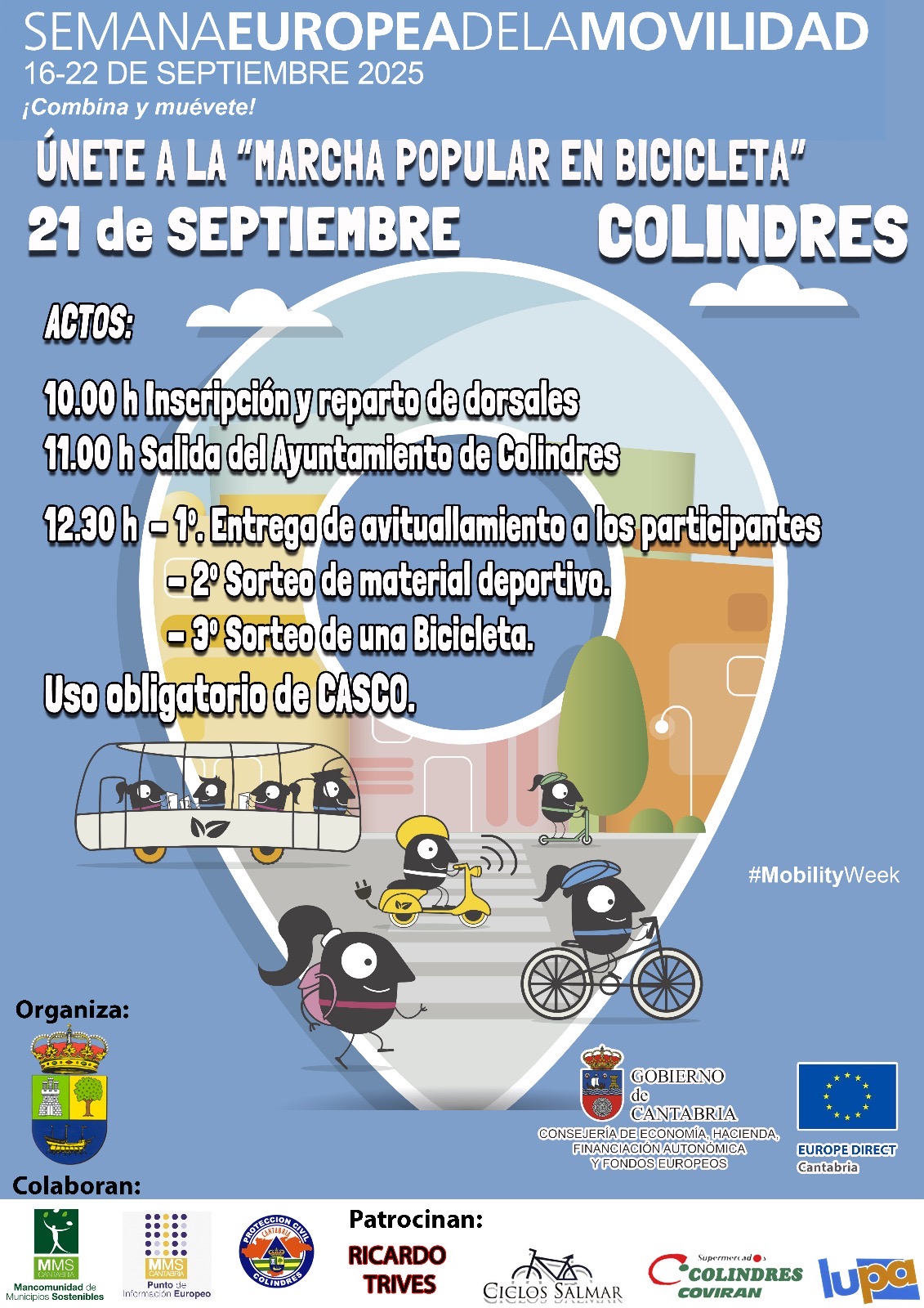 Colindres celebra la Semana Europea de la Movilidad con una “Marcha ...
